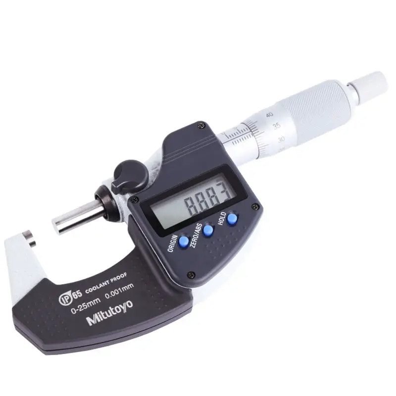 Mitutoyo Measuring Range 0-25mm/0.001 293-240-30 MDC-25PX Digital Outside Micrometers, IP65 ...