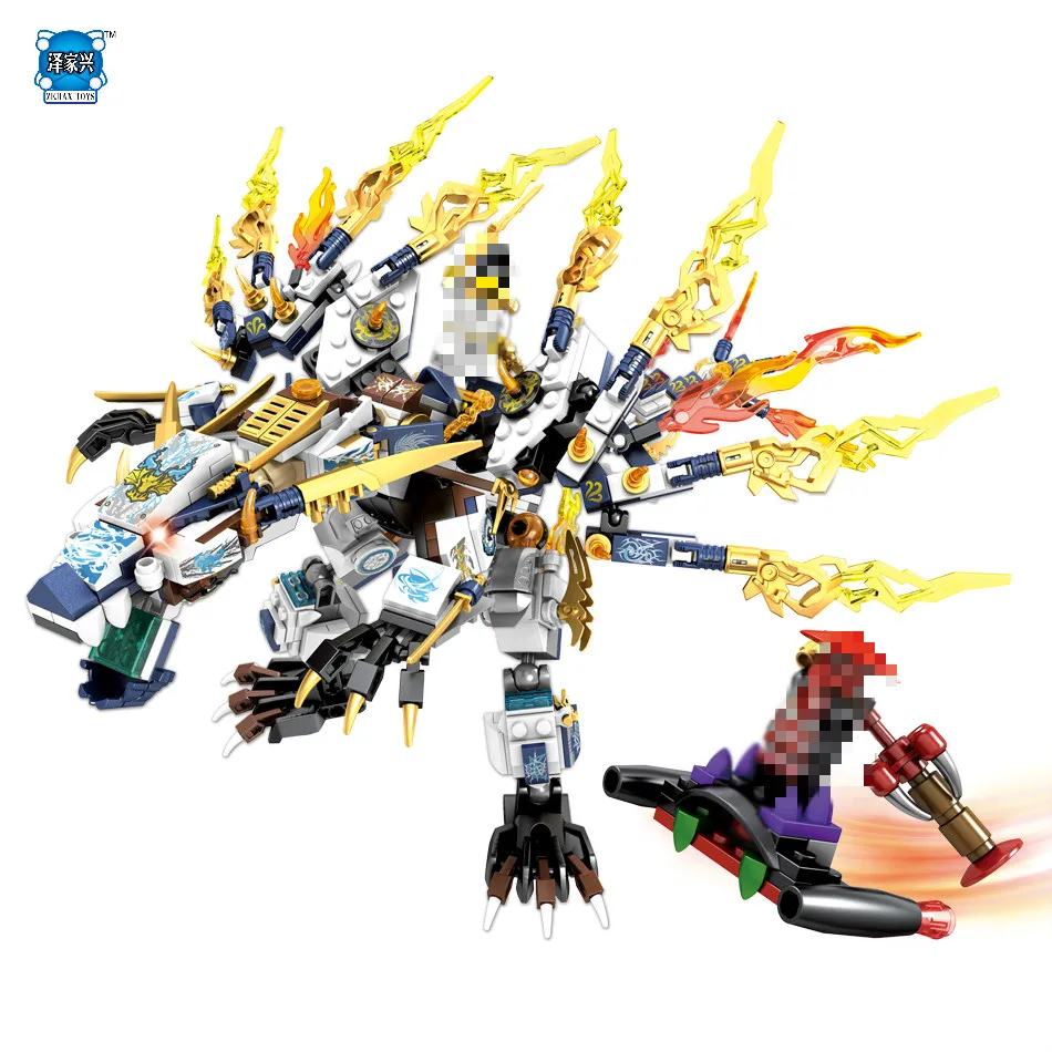 Hot Toys Gift 400pcs+ Mini Action Figures Brick Parts Dragon Knights ...