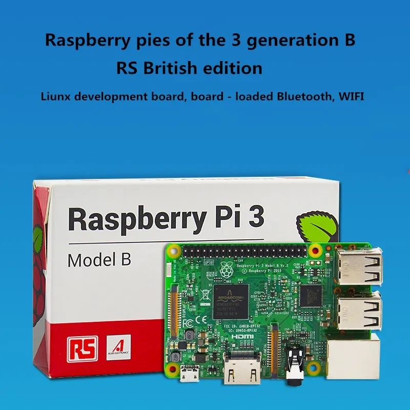 Rs Raspberry Pie 3 Generation B Uk Original Uk Original Raspberry Pi 3 Model B Development Board