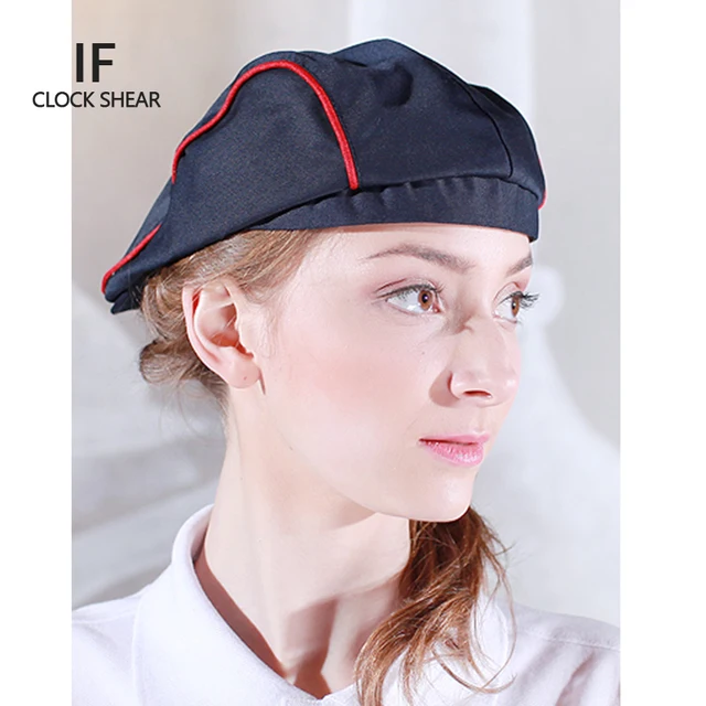 IF new High quality chef Hat hotel uniform chef uniform restaurant Hat ...
