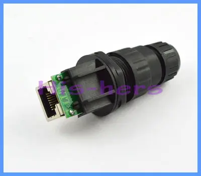 Купить RJ45 панель горам ip68 водонепроницаемый коннектор m19 коннектор ...