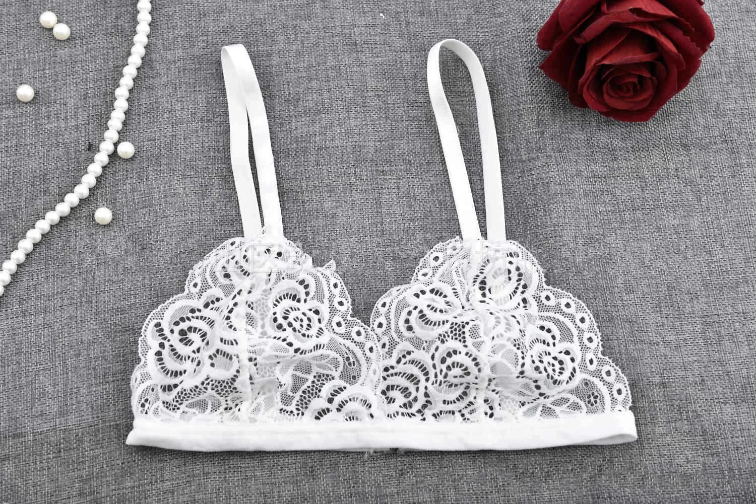 Women Sexy Underwear Lace Bralette Casual Bra Sleeping brassiere Strap ...