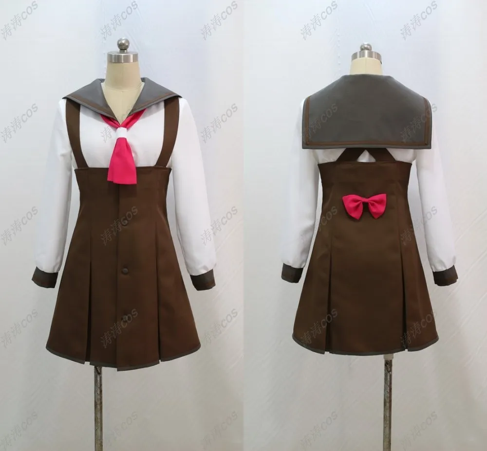 Bakemonogatari cosplay costume sengoku nadeko uniforme da escola feito ...