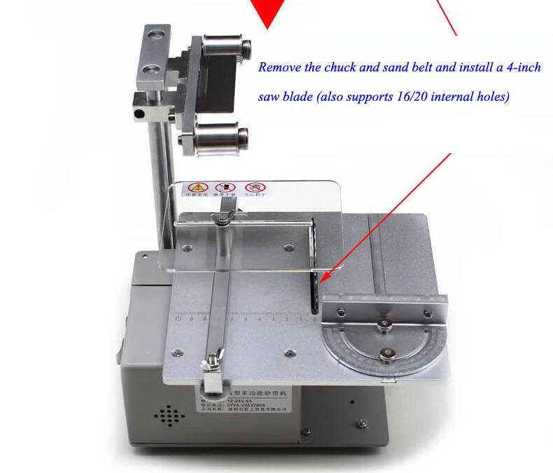 Buy New 4 In 1 Table Saw Micro Chainsaw Multi-function Mini Cutting ...