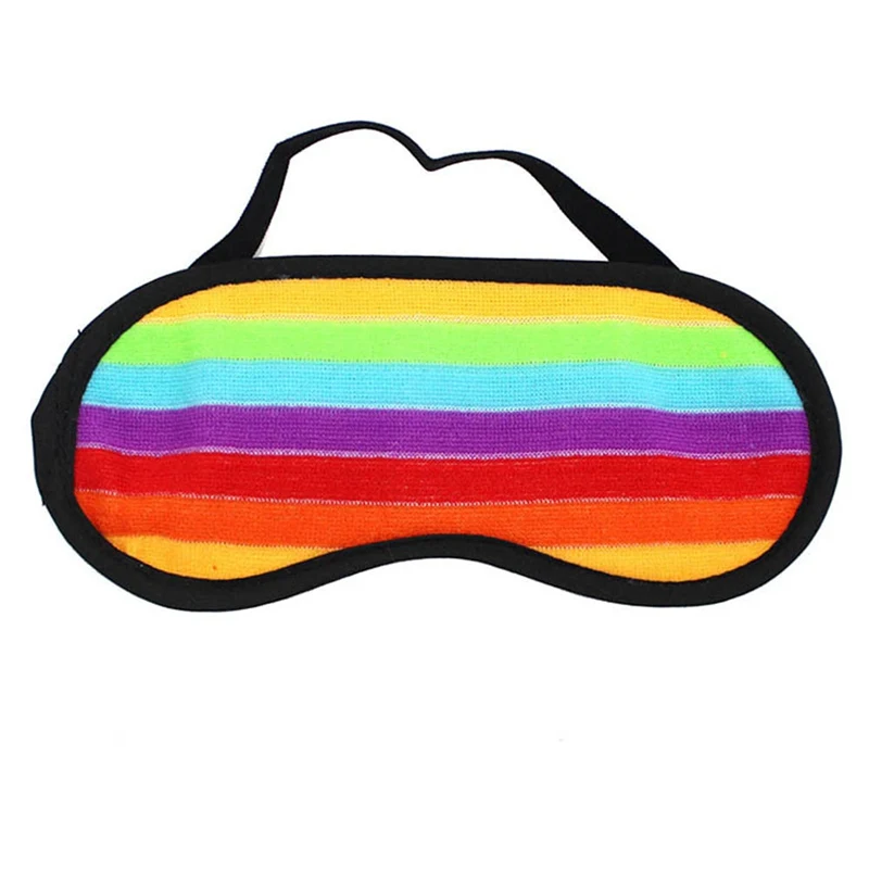Sleeping Eye Masks Fatigued Rainbow Rainbows Eye Face Mask Blindfold ...