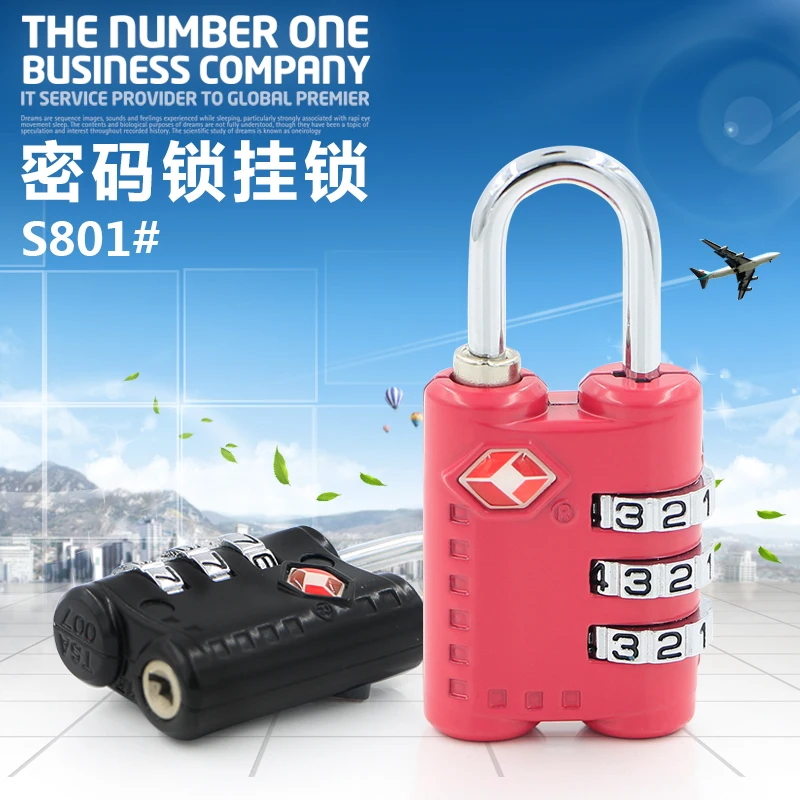 Alloy Lock for Travel Luggage Bags TSA Lock Padlock Combination Padlock ...
