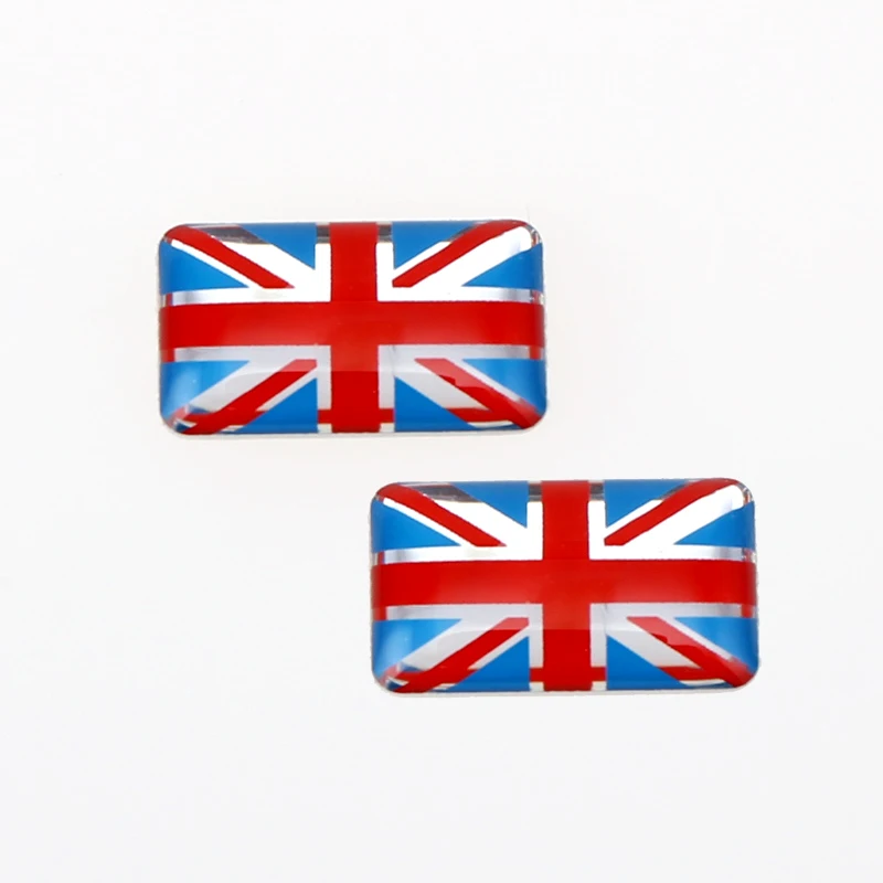2pcs ETIE Car Styling Car Sticker Union Jack Flag Vinyl Decals Steering ...