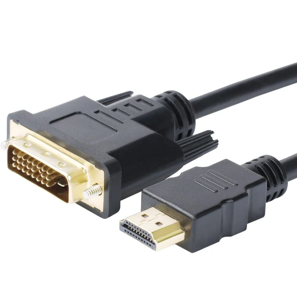 Greatlink Hdmi To Dvi Cable Bi Directional Dvi D 24 1 Male To Hdmi Male