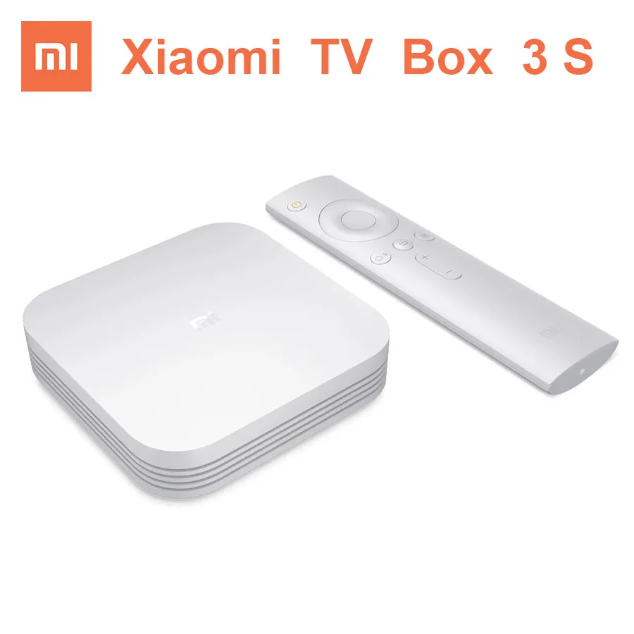 Original Xiaomi TV Box 3 3S Pro Smart 4K HD MiTV MiBox 3S 2G+8G Dual ...