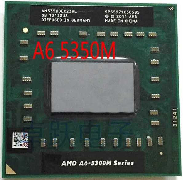 Processador amd a6 dual core, original, 5350m 5300m, 2.9ghz, dual core ...