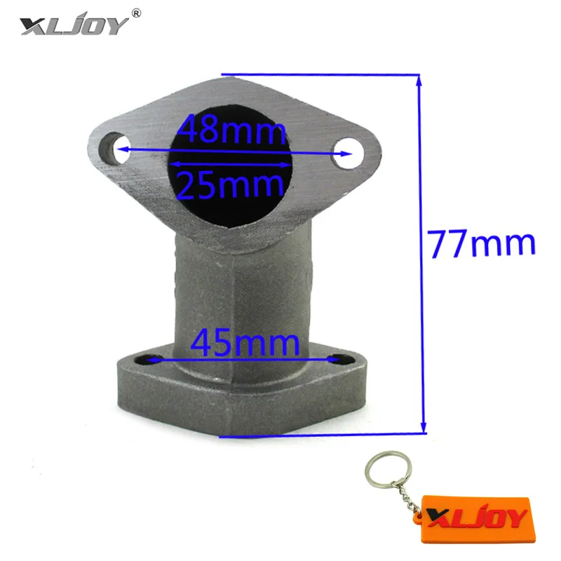 XLJOY 25mm Manifold Intake Pipe For 125cc 140cc 150cc 155cc 160cc Pit ...