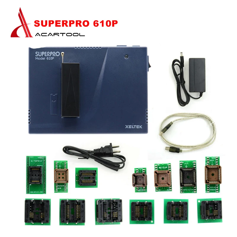 Dispositivo de alta velocidad Xeltek Original Superpro 610P, USB, Universal, programador de Chip ...