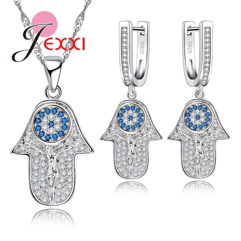 새로운 사랑스러운 버섯 모양 전체 CZ 라인 석 포장 925 스탬프 스털링 실버 목걸이 귀걸이 펜던트 아이 보석 세트|jewelry sets|kids jewelry ...