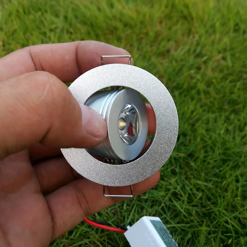 1W 3W Mini LED Ceiling Spot Light Flush Mount 12V 110V 220V Recessed ...