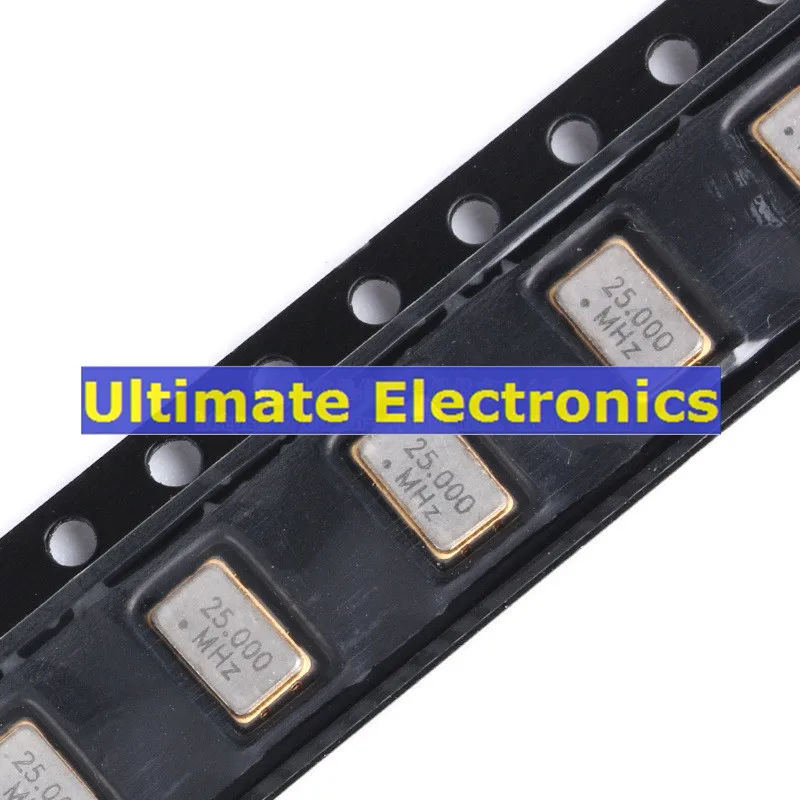 10pcs SMD passive crystal 5032 25MHZ 5*3.2mm 4feet|Integrated Circuits ...