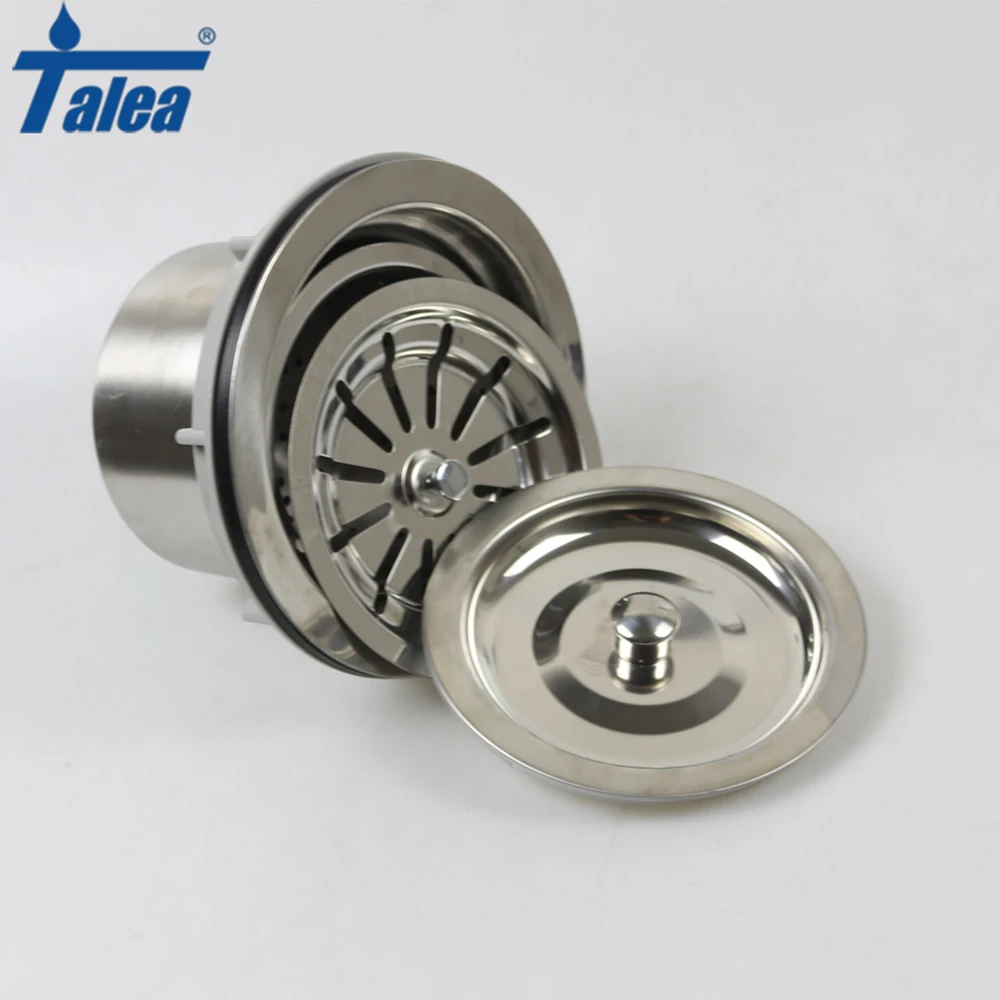 Talea Stainless Steel Sink Drain Strainer Kitchen Sink Stopper Basket