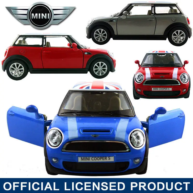 1:30 Mini Cooper S DieCast Model Car Kid Child Boy Pull Back Friction ...