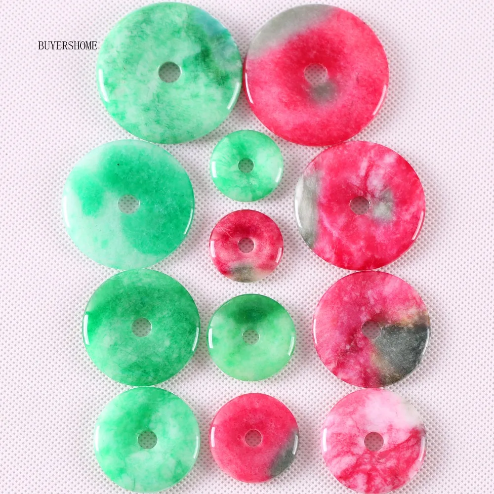 25MM-50MM CAB Cabochon Beads Natural Stone Real Green Red Jades For ...