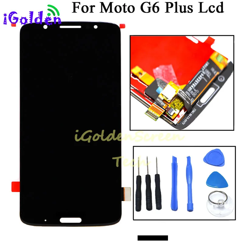 Black-5-93-inch-Full-LCD-For-Motorola-Moto-G6-Plus-LCD-Screen-With ...