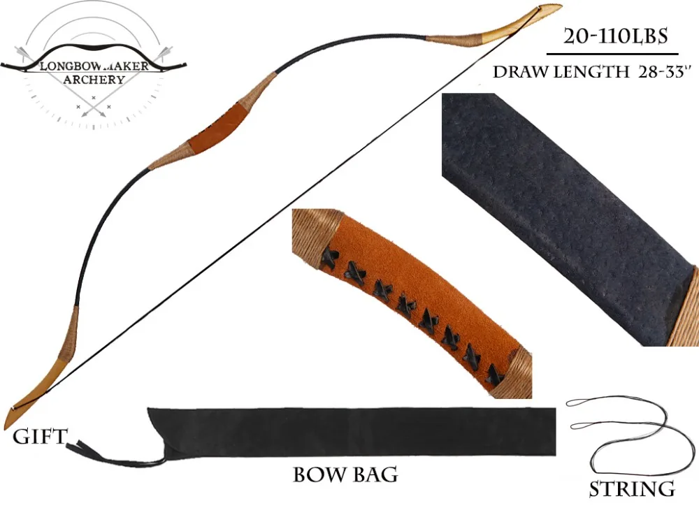 Longbowmaker Traditional Handmade Hungarian Pig Leather Horse Longbow ...