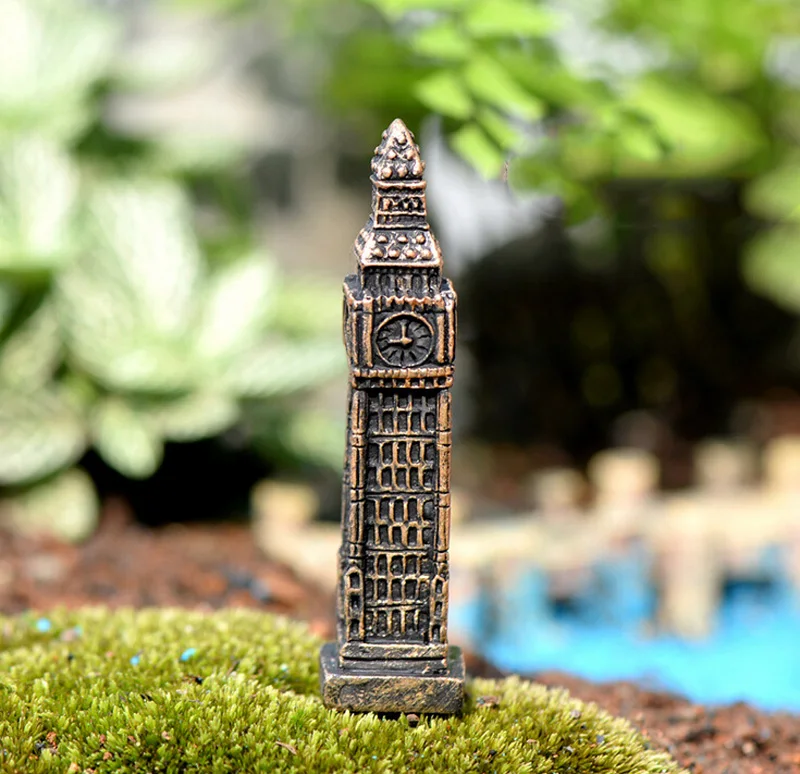 Fairy Clock Tower Mini Clock Tower Fairy Garden Fairy House Miniature ...