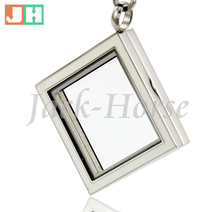 Newest-style-floating-lockets-white-enamel-locket-stainless-steel-Hinge ...