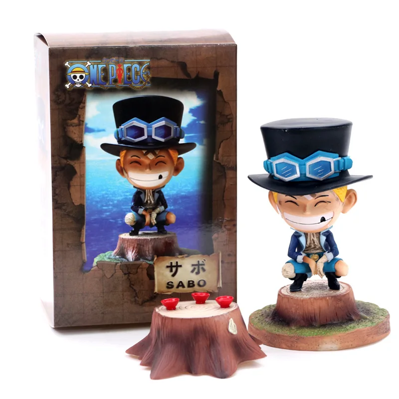 3 Style OP Luffy Sabo Ace Childhood Bandaged Crying Smiling Style PVC ...