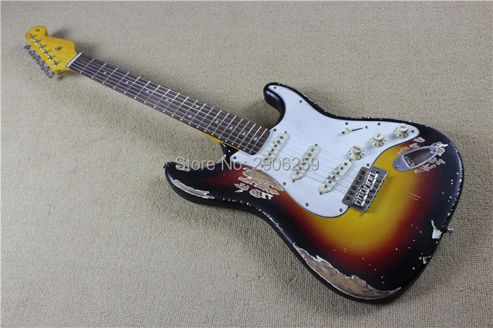 Custom Shop super relic aged st guitar.classical version,100% handmade ...