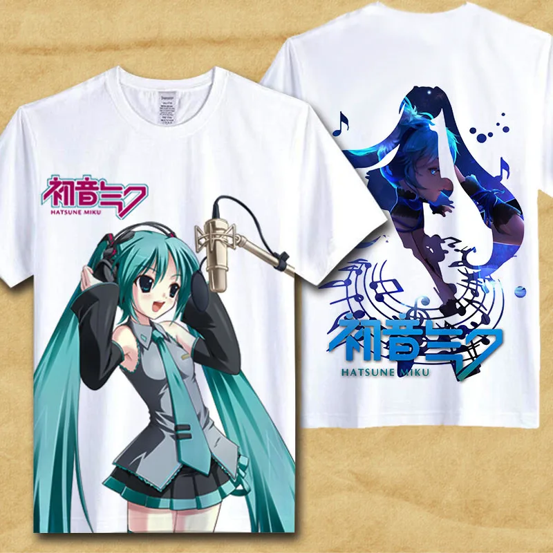 hot anime Hatsune Miku cosplay t shirt Zatsune Miku 2017 Newest Design ...