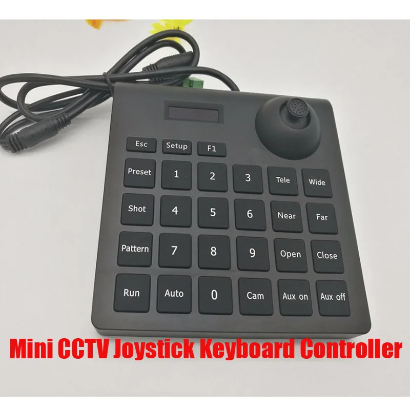 Free Shipping Mini CCTV Joystick Keyboard Controller for Security Pan ...
