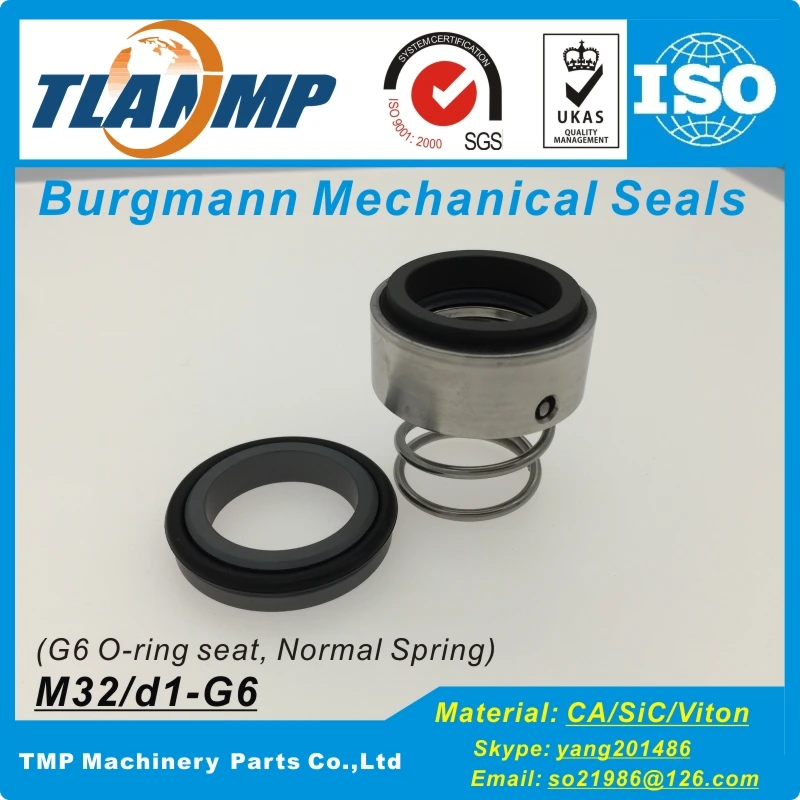 Размер вала: 28/32/33/38/45/48/55 мм BURGMANN-1.4401/1,4571 ...