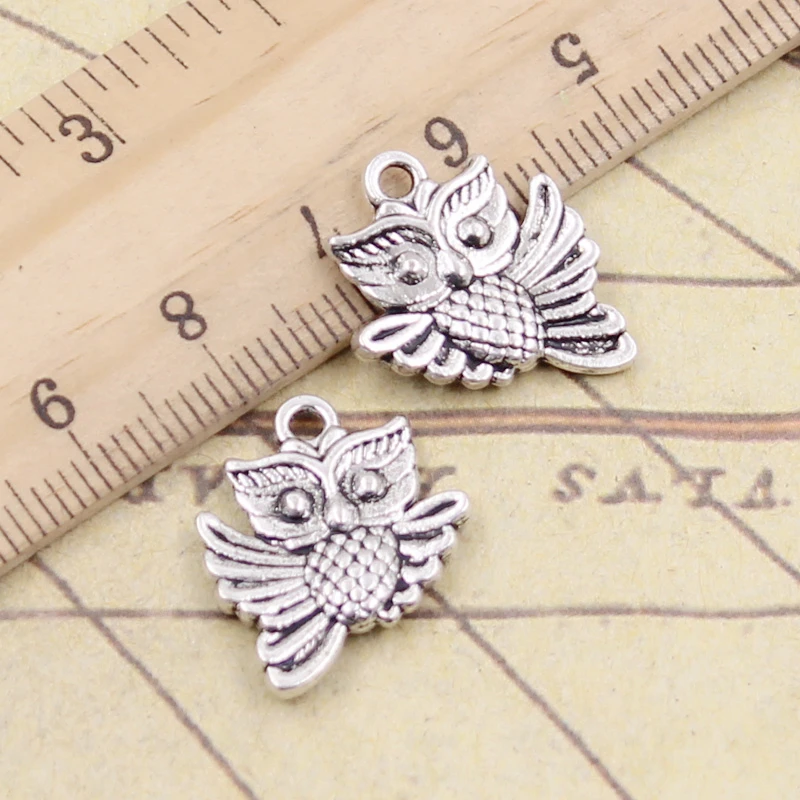 Owls Jewelry Making | Double Sided Charm | Owl Charm | Pendants - 10pcs ...