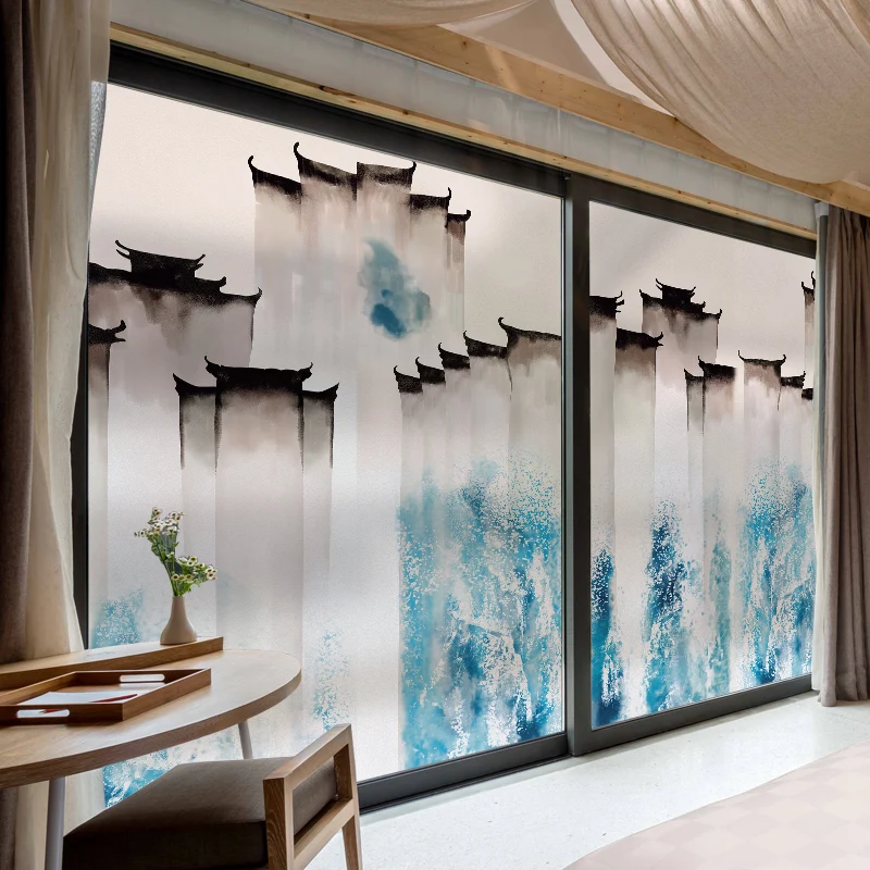 Window stickers glass stickers transparent opaque classical style ...