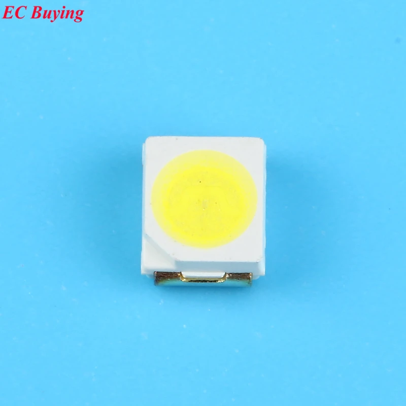100pcs Ultra Bright 3528 LED SMD White Chip Surface Mount 20mA 7 8LM ...