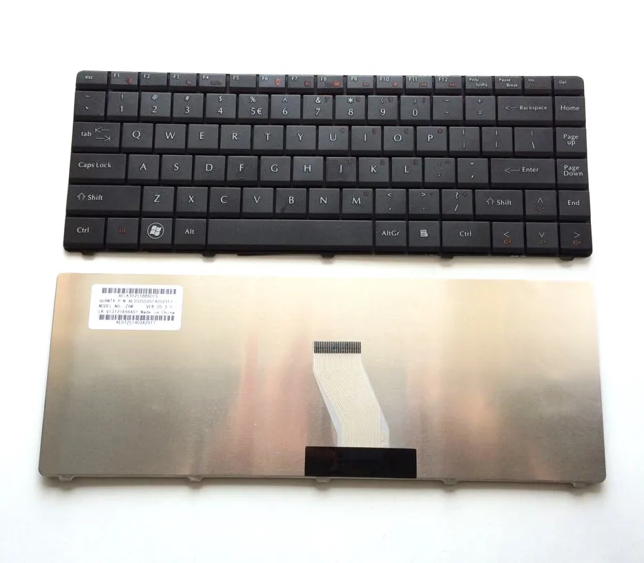 US-Black-New-English-Replace-laptop-keyboard-For-Gateway-emachines-D525 ...