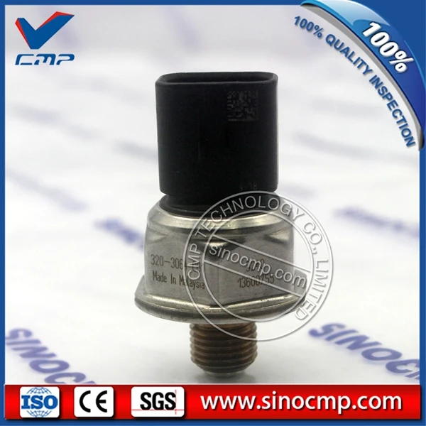 320 3064 Oil Diesel Common Rail Pressure Sensor For CAT E320D 320D ...
