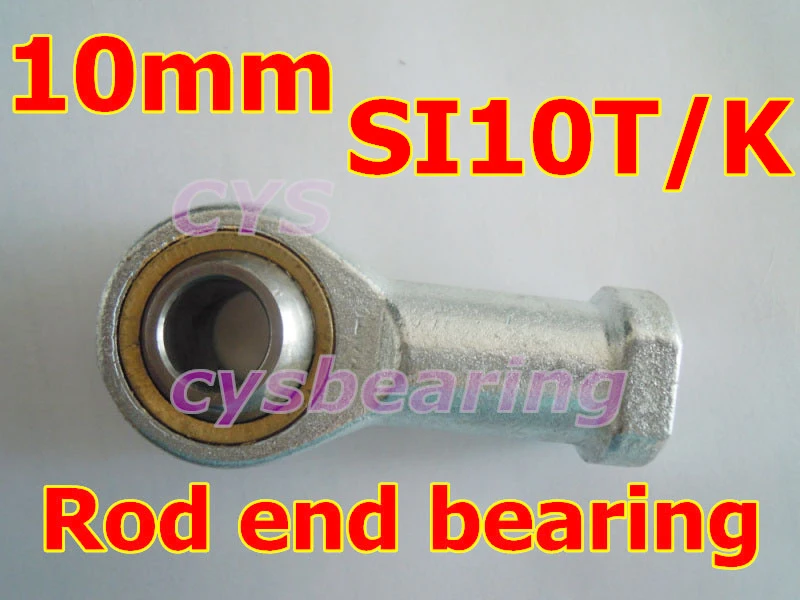 FK Bearing CF10MF Female Rod End Metric 10mm Bore x M10 X 1.25 RH ...