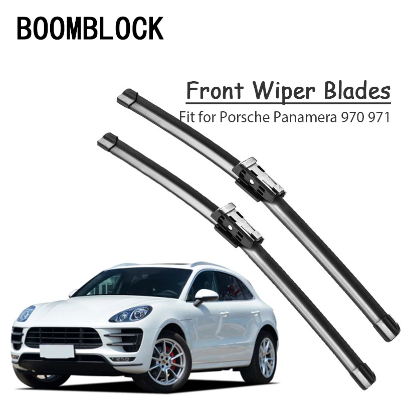 Car Windshield Rubber Front Wiper Blades Arm Kit For Porsche Panamera ...