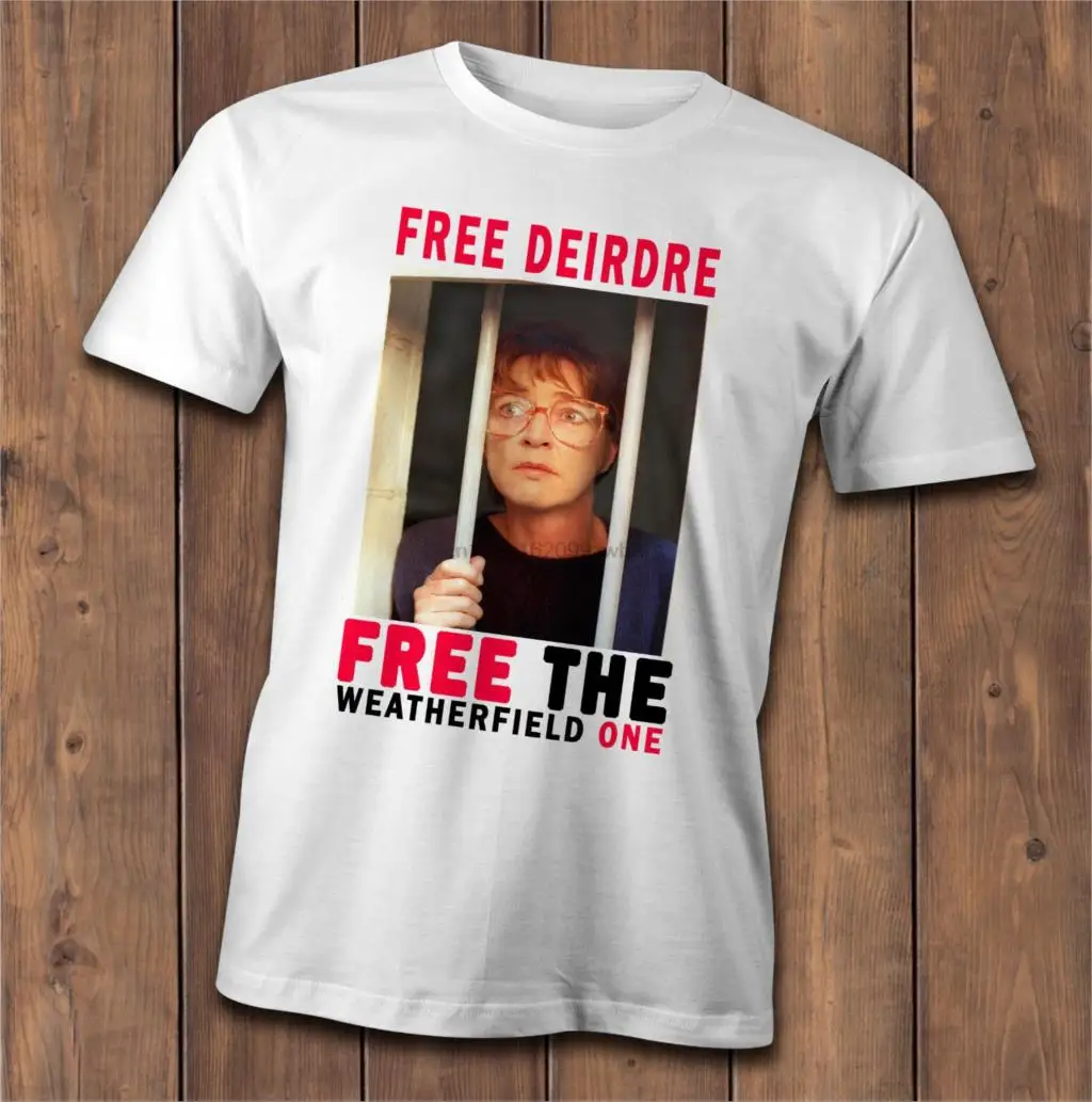 Free Deirdre T Shirt Coronation street Deirdre Barlow jail freedom ...