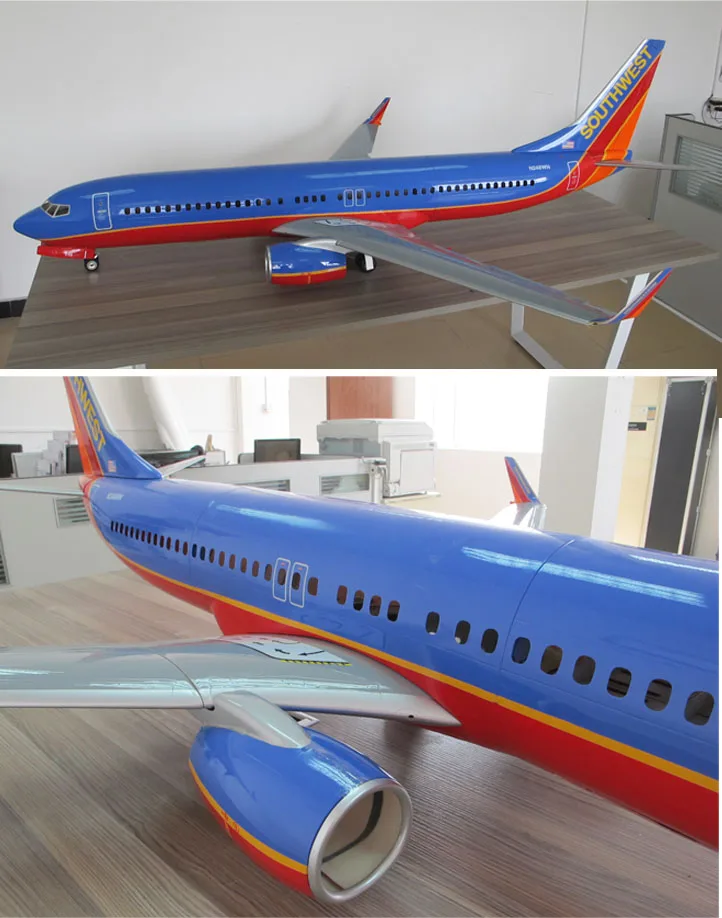 Boeing 737 Full composite /W 90mm Electric retract scale gear & Seat ...