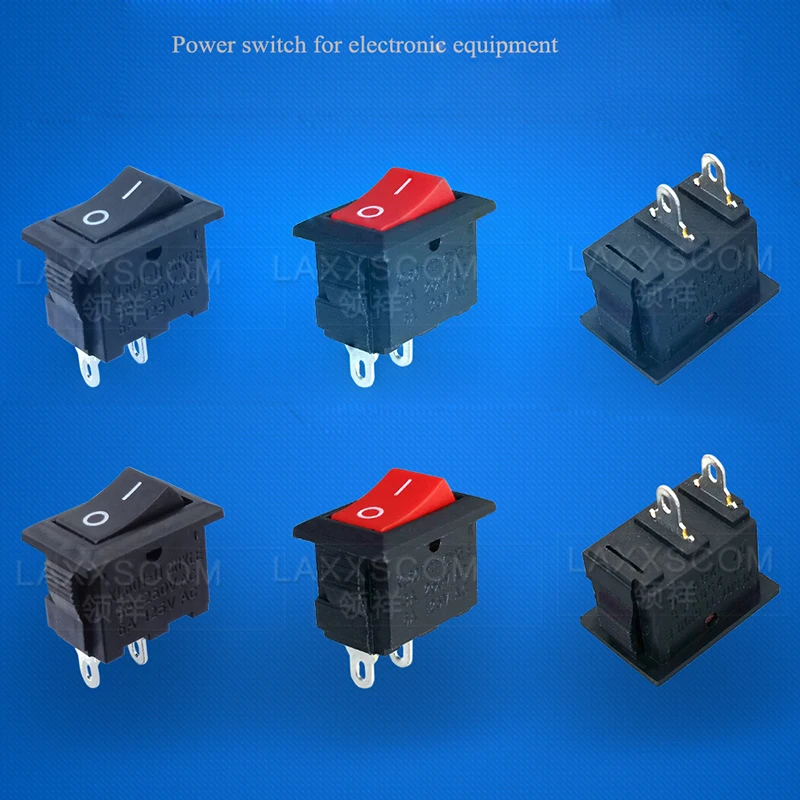 30pcs Small Switch Rocker Switch 2 Pin Mini Switch Short Legs Switch 10 ...