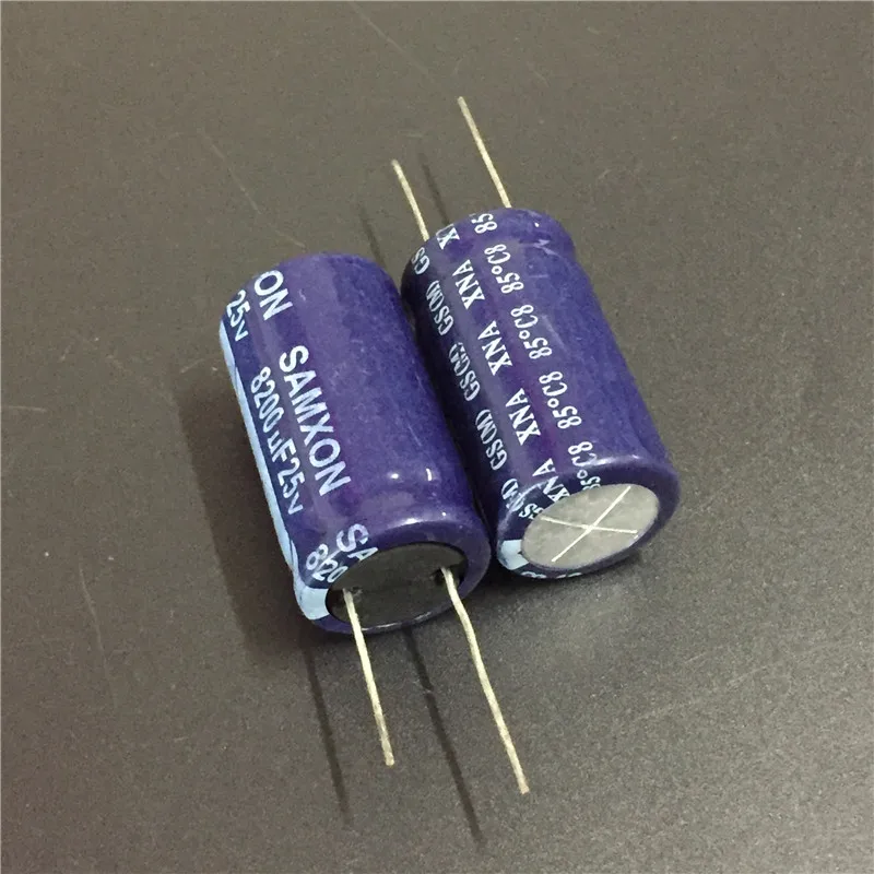 2pcs-10pcs-8200uF-25V8200uF-SAMXON-20x35mm-Good-Quality-Aluminum ...