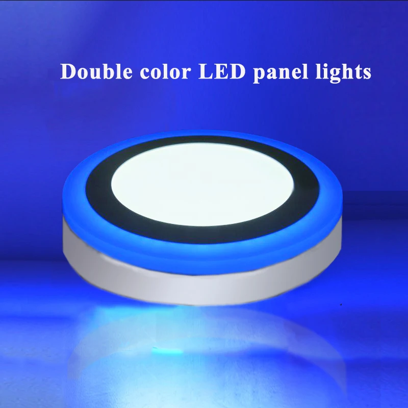 Double color LED panel lamp downlight, ceiling decoration lamp, White ...