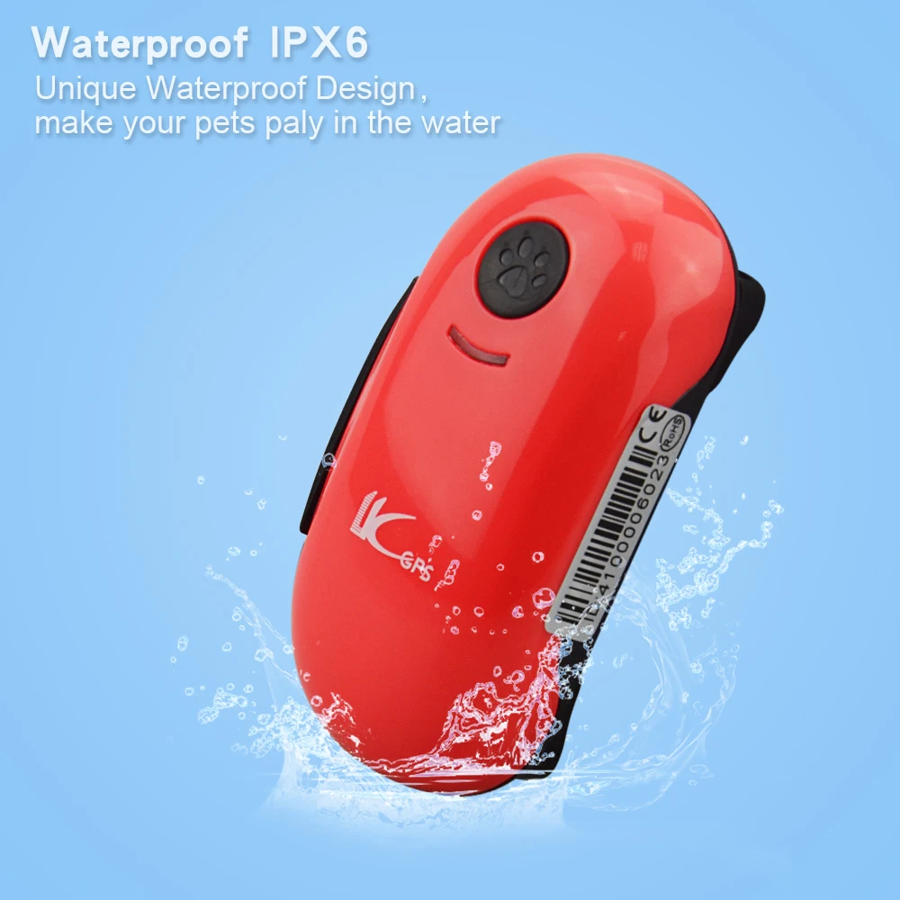 GPS Pet Tracker Mini Dog Cat Locator Geo fence GPS Double Positioning ...