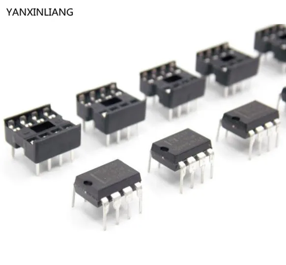60PCS/LOT 8pin DIP IC sockets Adaptor Solder Type 8 pin|Integrated ...