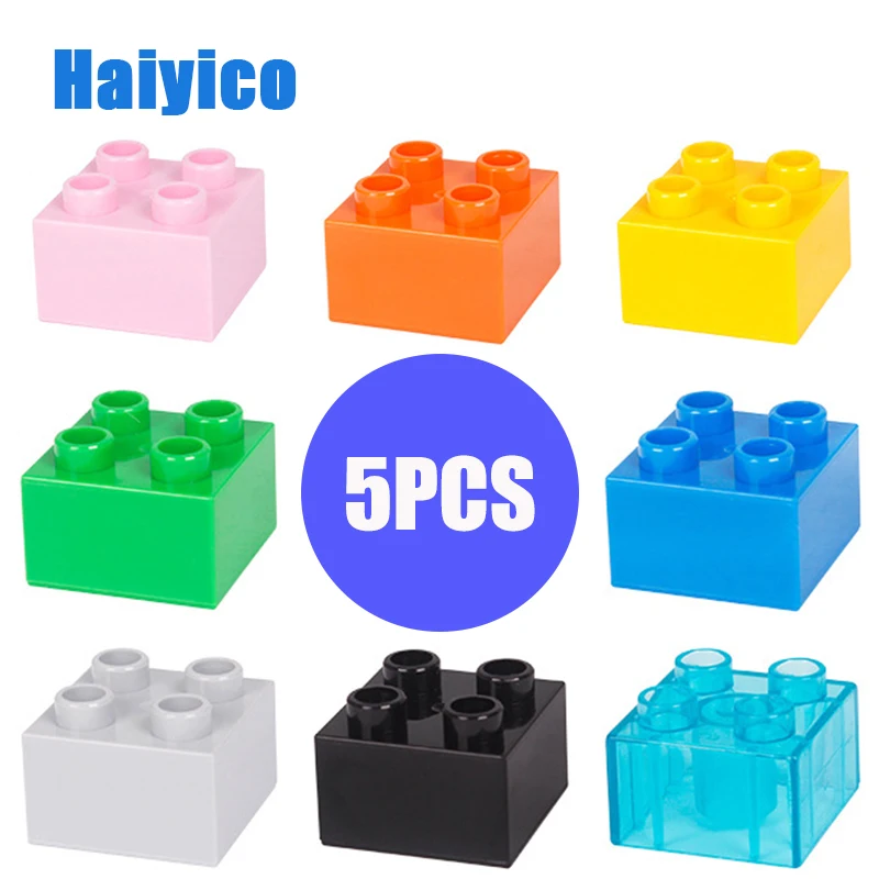 Haiyico Duplo 2x2 Hole Bricks Model Building Blocks Construction ...
