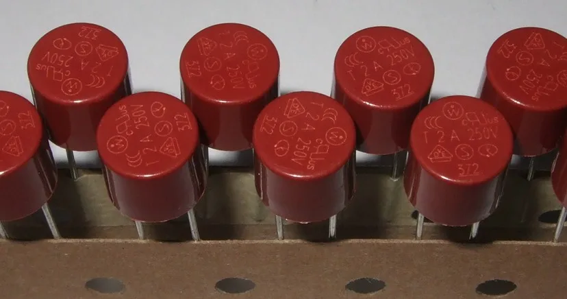 T2A 250V T2A250V Miniature Micro Slow Blow Fuse circular fuse 10PCS/lot ...