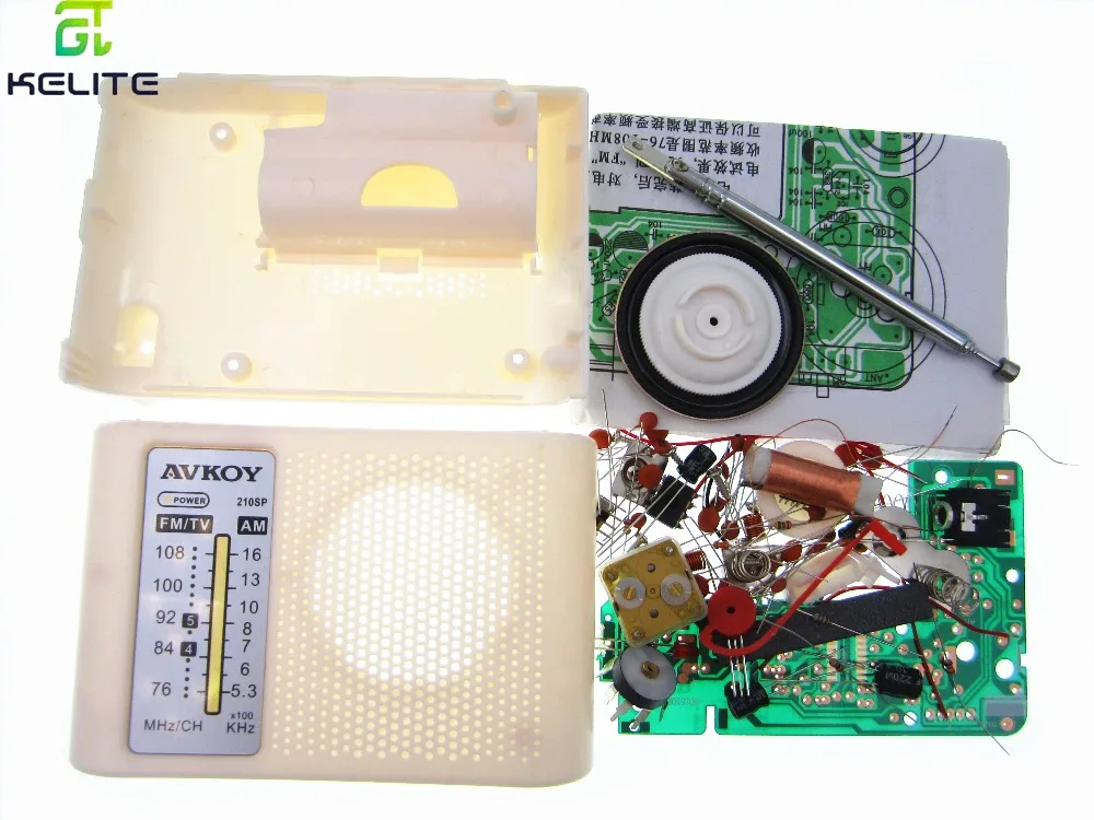 1set 100%new Am / Fm Stereo Am Radio Kit / Diy Cf210sp Electronic ...