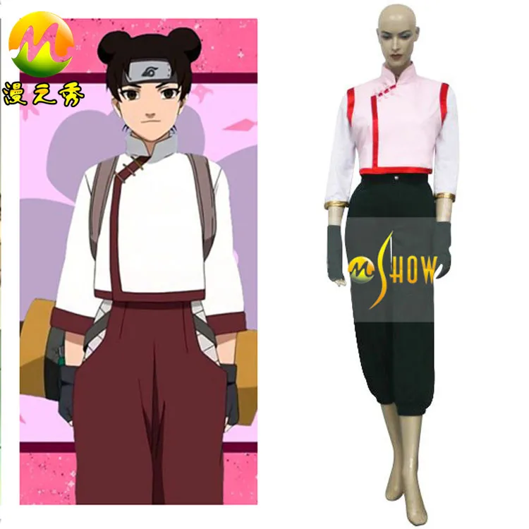 For Women's Hot Sell Naruto Shippuden Tenten Cosplay Costume Naruto ...