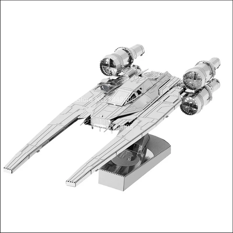 Звездные войны 3D металлический пазл R2D2 X Wing Millennium Fighter ...
